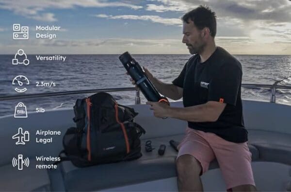 LEFEET P1 underwater scooter launches on Kickstarter - Scuba Diving ...